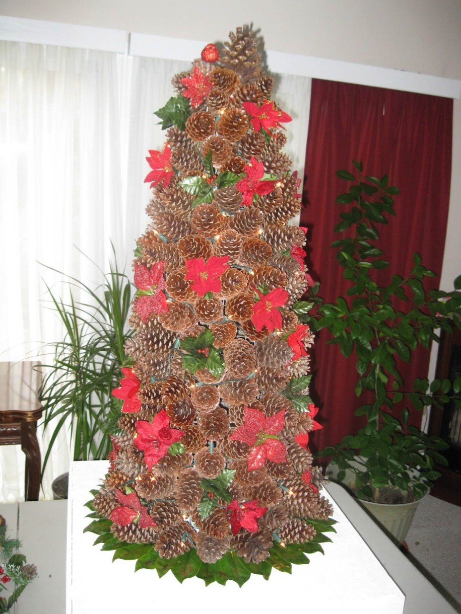 37 Amazing Pine Cone Christmas Tree Decorations Ideas – Decoration Love 37 Amazing Pine Cone Christmas Tree Decorations Ideas – Decoration Love